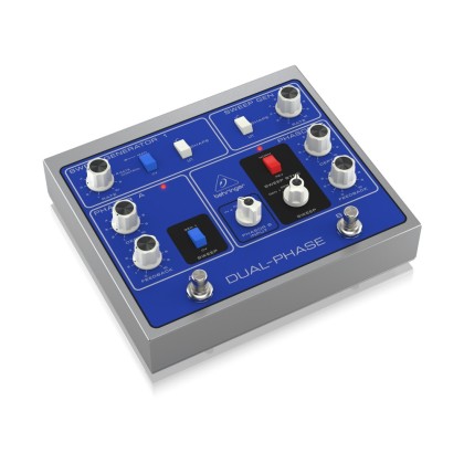 BEHRINGER DUAL-PHASE Authentic Dual Analog Phase Shifter with 12 Opto ...