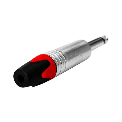 Kadas KDS-X200R 1/4" 2-Pole Professional Phono Phone Plug (Red)