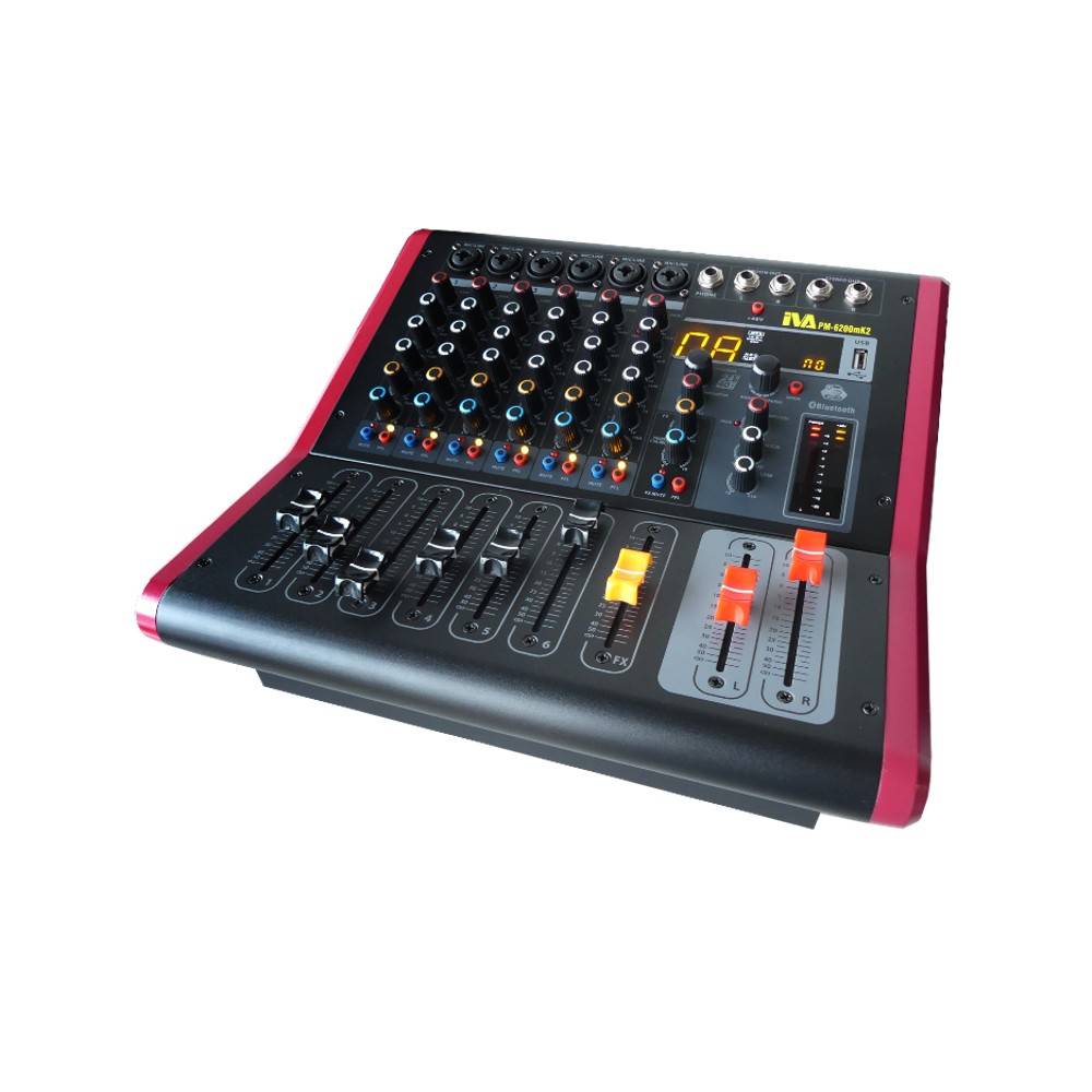 IVA PM-6200MK2 2 x 250W Powered Audio Mixer
