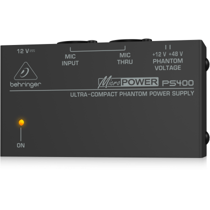 BEHRINGER MICROPOWER PS400 Ultra-Compact Phantom Power Supply