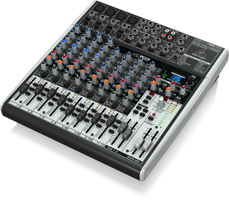 BEHRINGER XENYX X1622USB Premium 16-Input 2/2-Bus Mixer with ...
