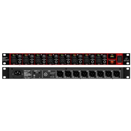 BEHRINGER ULTRAGAIN DIGITAL ADA8200 Audiophile 8 In/8 Out ADAT Audio ...