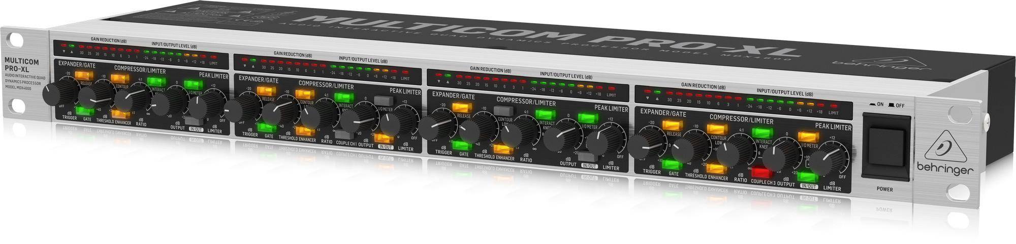 BEHRINGER MULTICOM PRO-XL MDX4600 V2 Reference-Class 4-Channel Expander ...