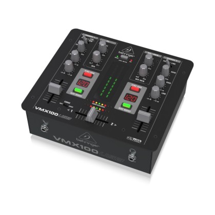 BEHRINGER VMX100USB Professional 2-Channel DJ Mixer with USB/Audio ...