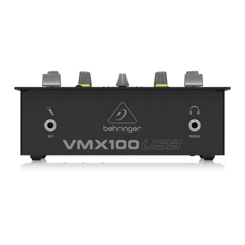 BEHRINGER VMX100USB Professional 2-Channel DJ Mixer with USB/Audio ...