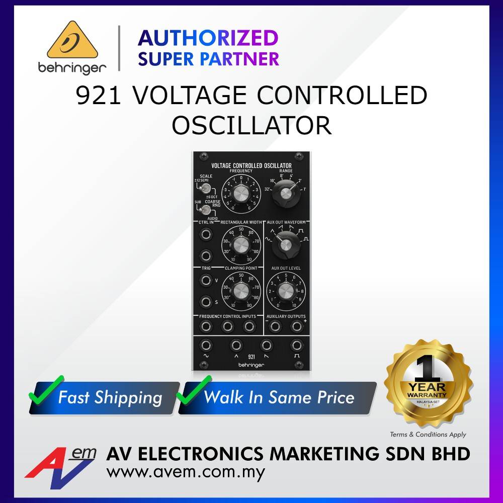 Eurorack Filter Module Behringer 904B Voltage Controlled High Pass ...