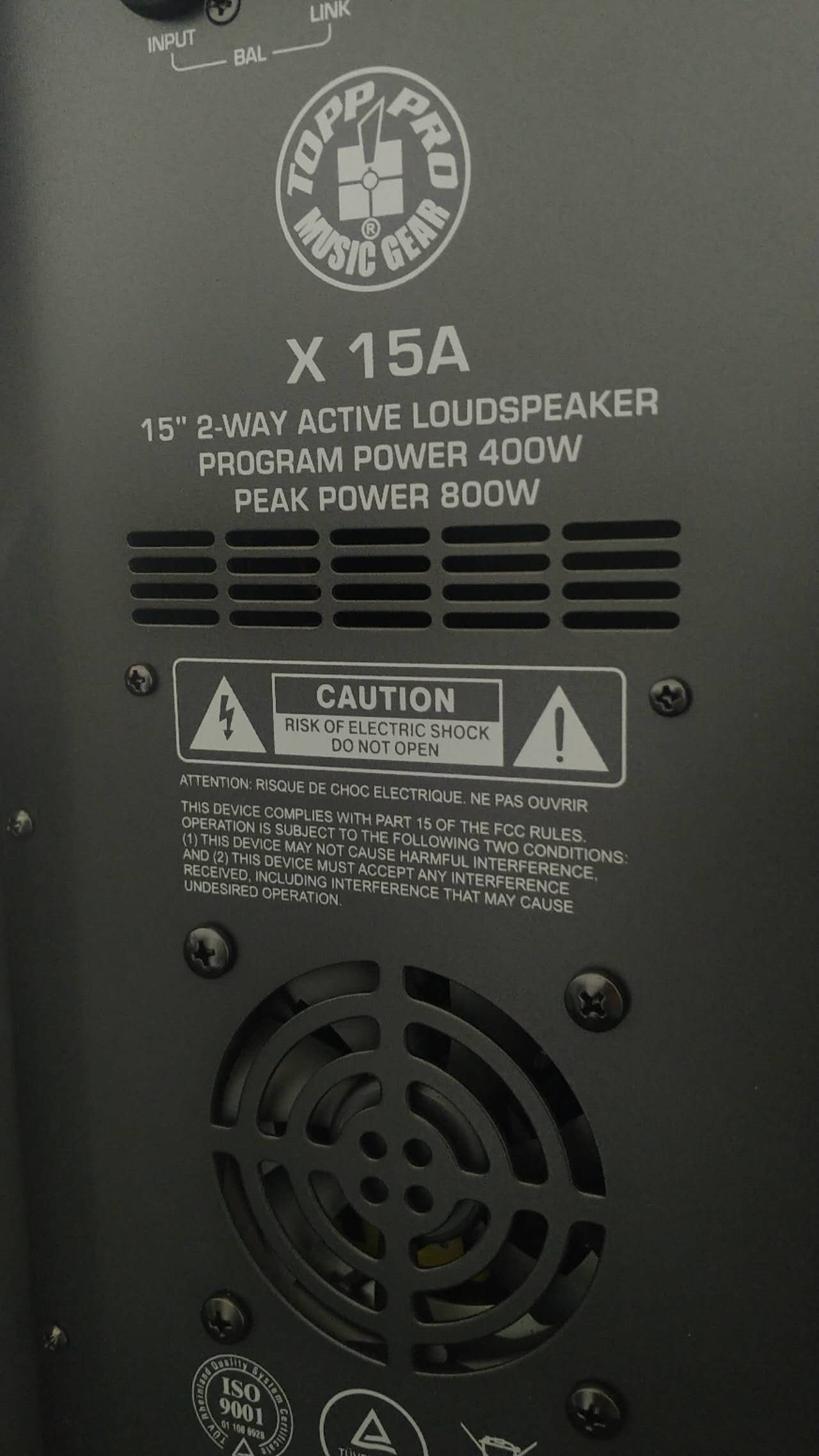 PJ Live Arts Theatre Jaya One uses Topp Pro X 15A as stage monitor