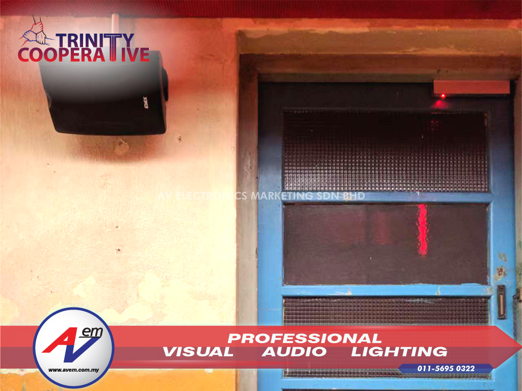 AVEM custom fit background playback PA sound system into Triptyk ...