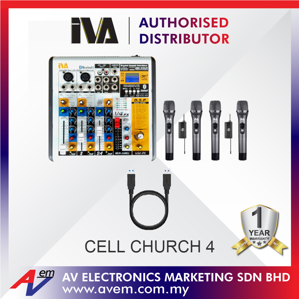 Cell Church Audio Set for 4 members | AV Electronics Marketing