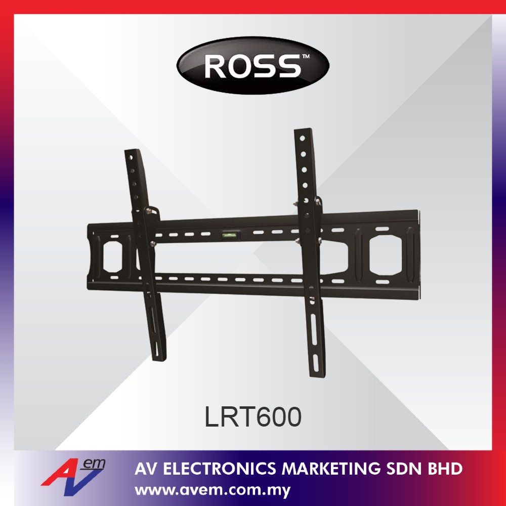 ROSS FLAT TO WALL TV MOUNT WITH TILT for 36 to 63" | AV Electronics ...