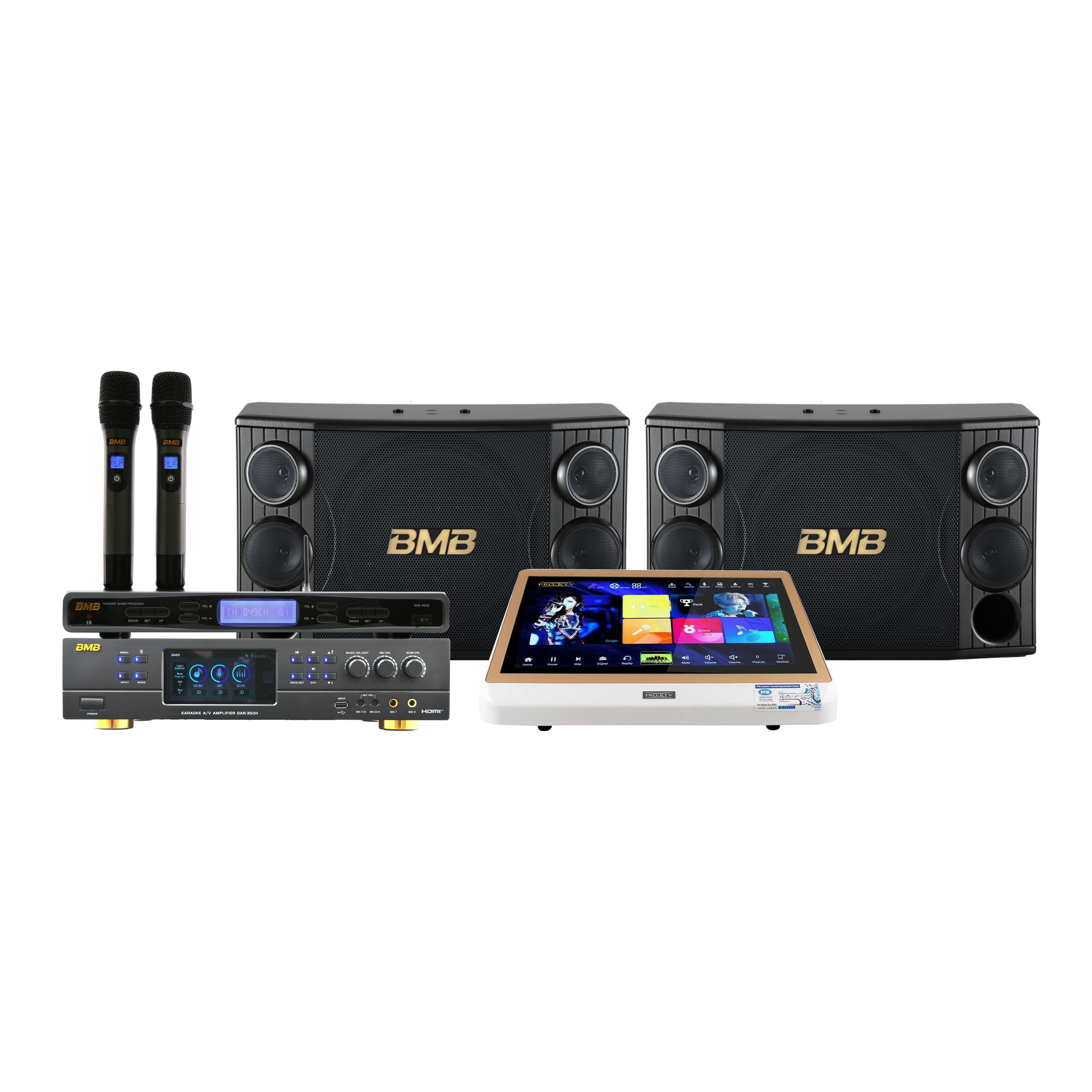 BMB PACKAGE CSD 12 + KV1560, BMB Karaoke System Package Consisting of ...