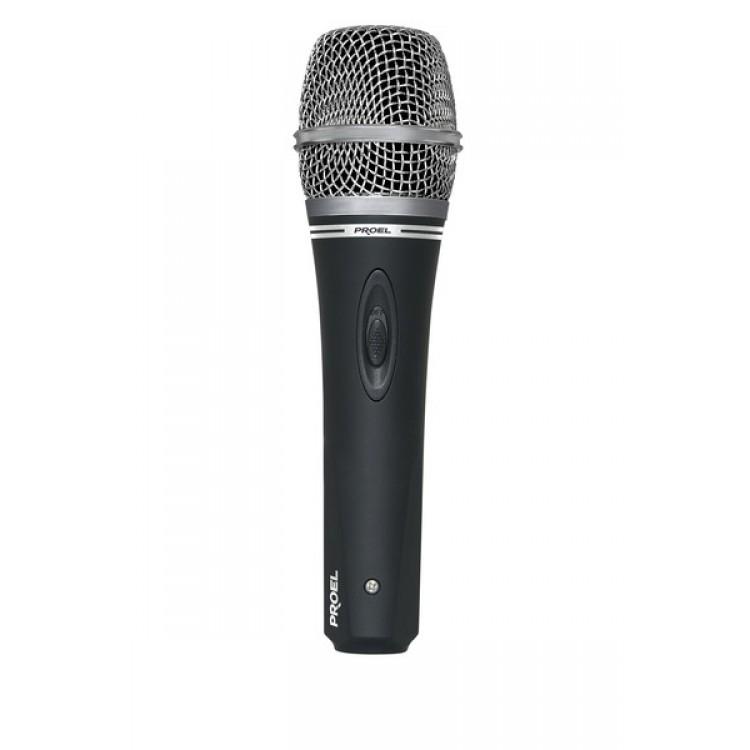 PROEL DM220 Dynamic microphone with on/off switch