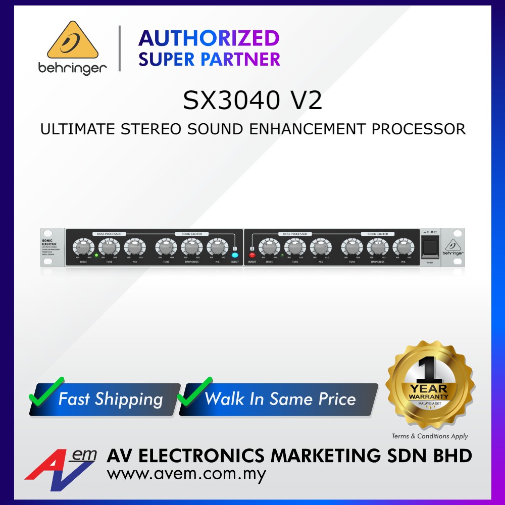 behringer sound processor